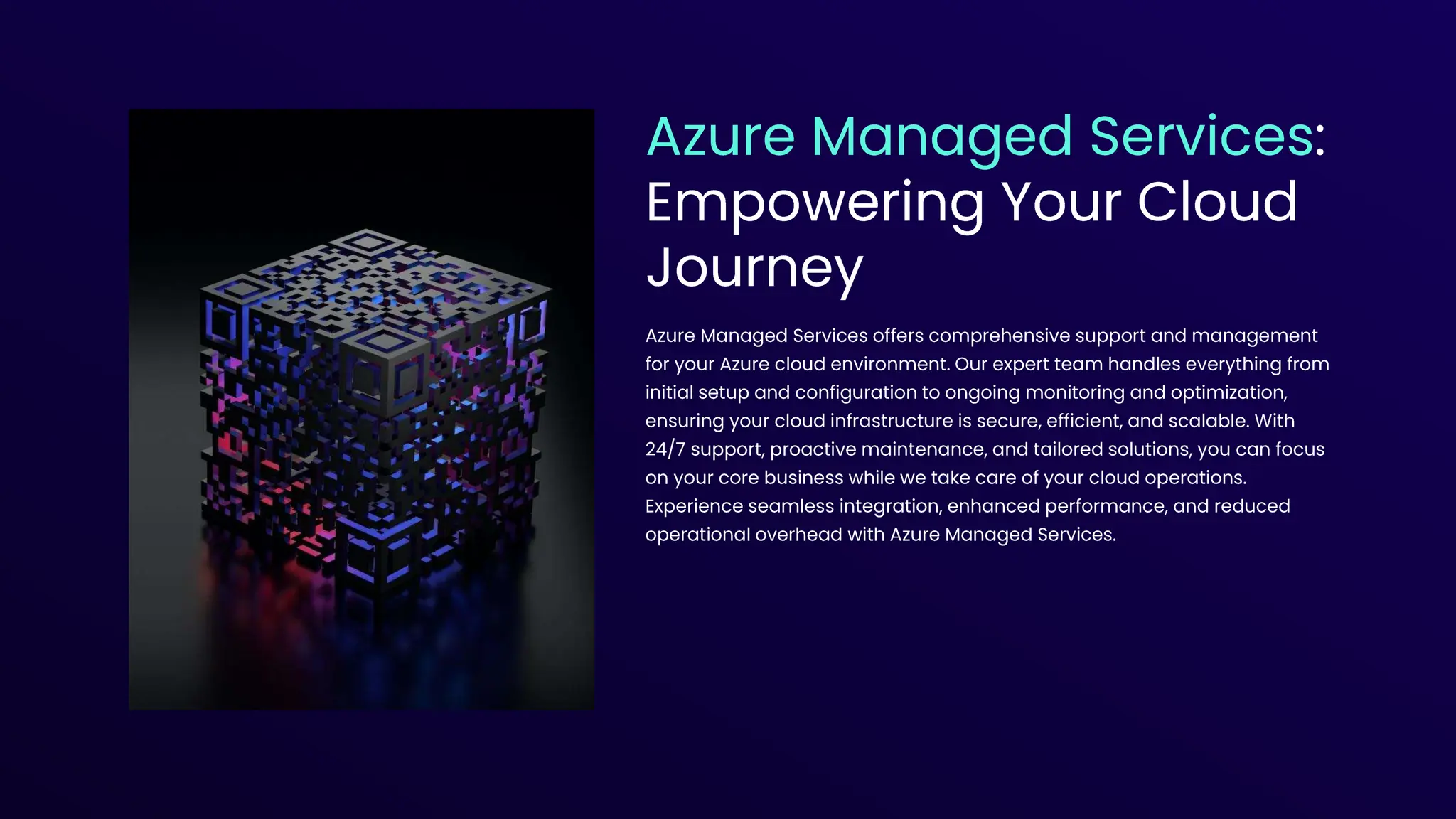 Azure Managed Services: Empowering Your Cloud Journey | PPTX