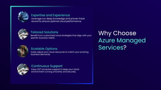 Azure Managed Services: Empowering Your Cloud Journey | PPTX
