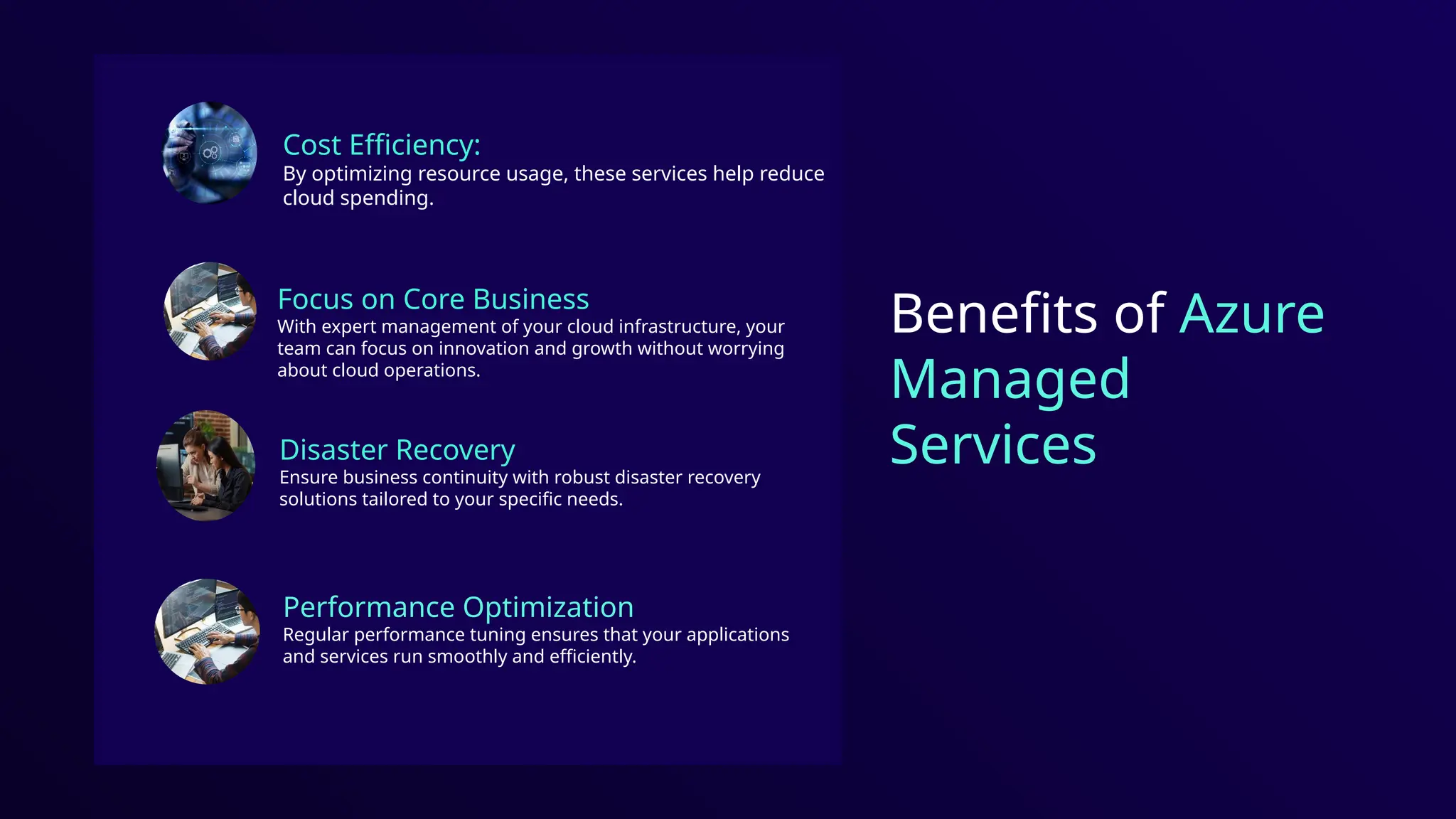 Maximize Efficiency with Comprehensive Azure Managed Services | PPT