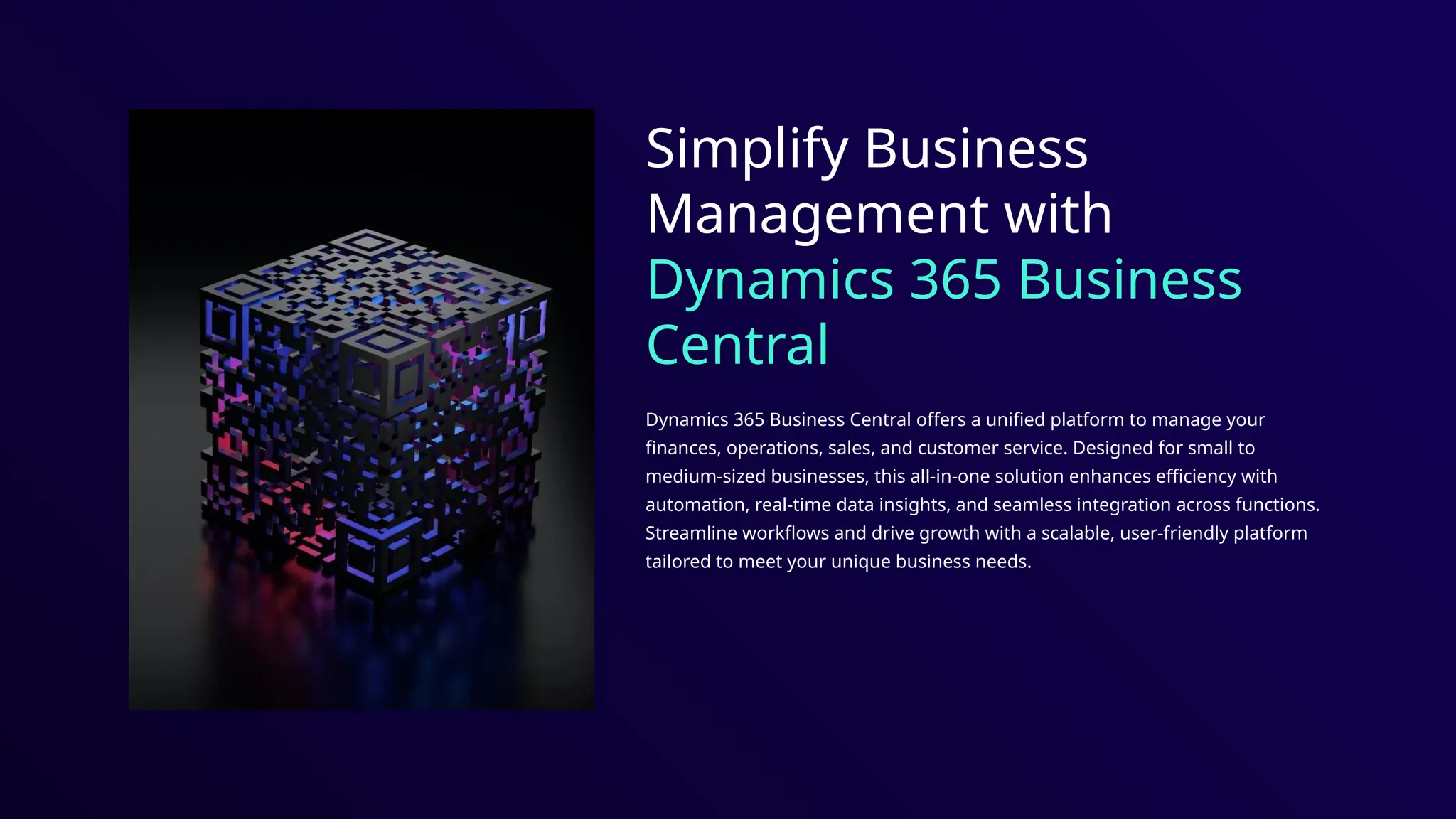 Simplify Business Management with Dynamics 365 Business Central | PPT