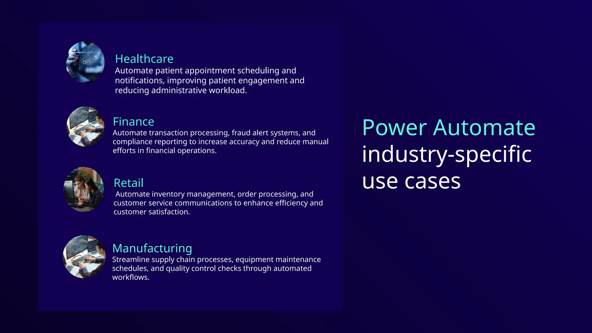 Automating Efficiency Power Automates Role In Streamlined Workflows Ppt
