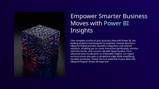 Transform Data into Actionable Insights with Power BI | PPTX