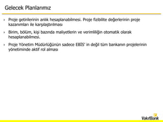 Gartner EEE PMO - Vakıfbank Sunumu | PPTX