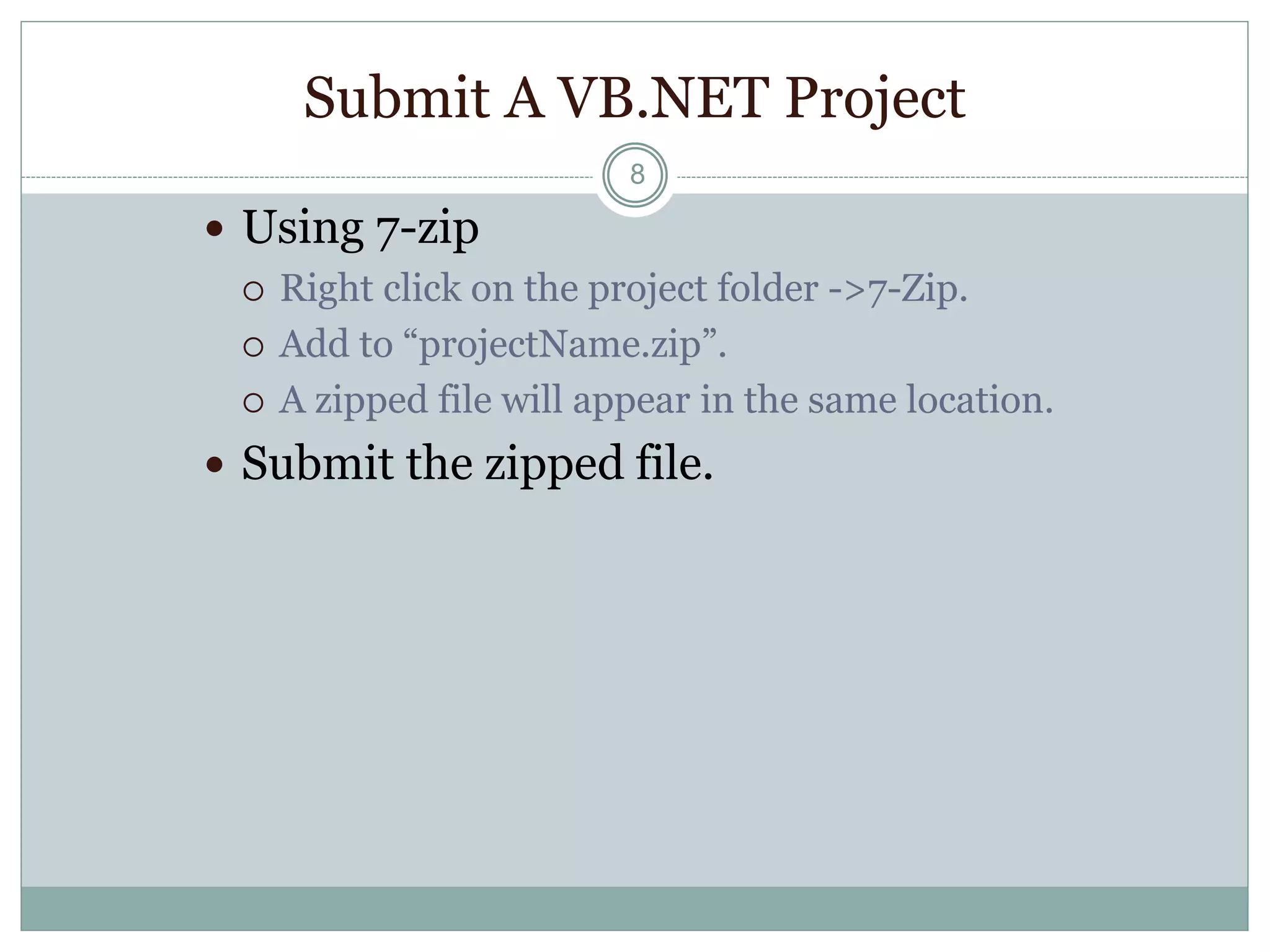 Vb getting started | PPT