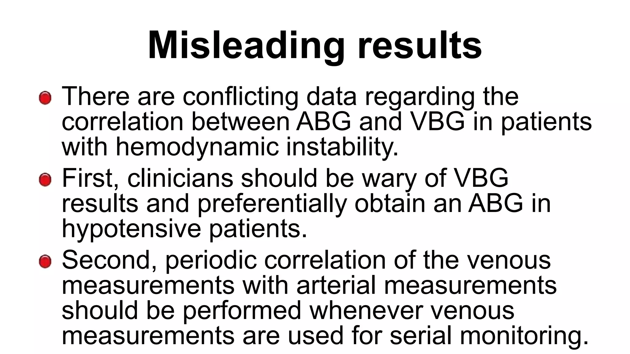 VBG or ABG analysis in Emergency Care? | PPTX