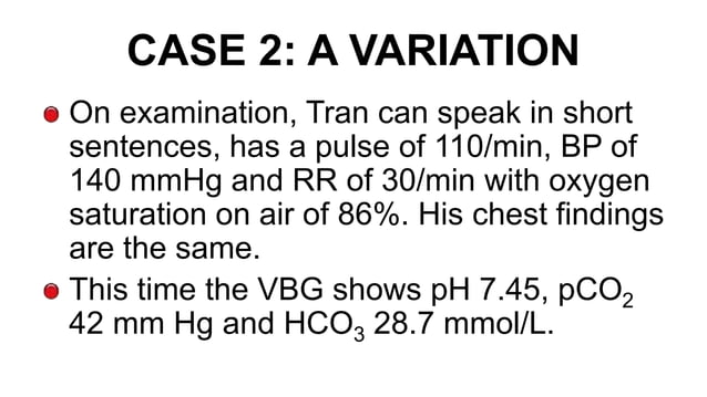VBG or ABG analysis in Emergency Care? | PPTX