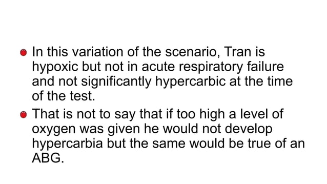 VBG or ABG analysis in Emergency Care? | PPTX