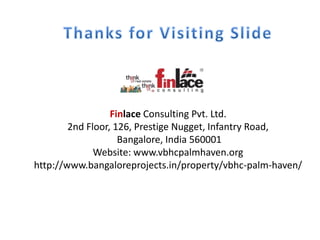 VBHC Palmhaven Residential Property in Bangalore | PPT