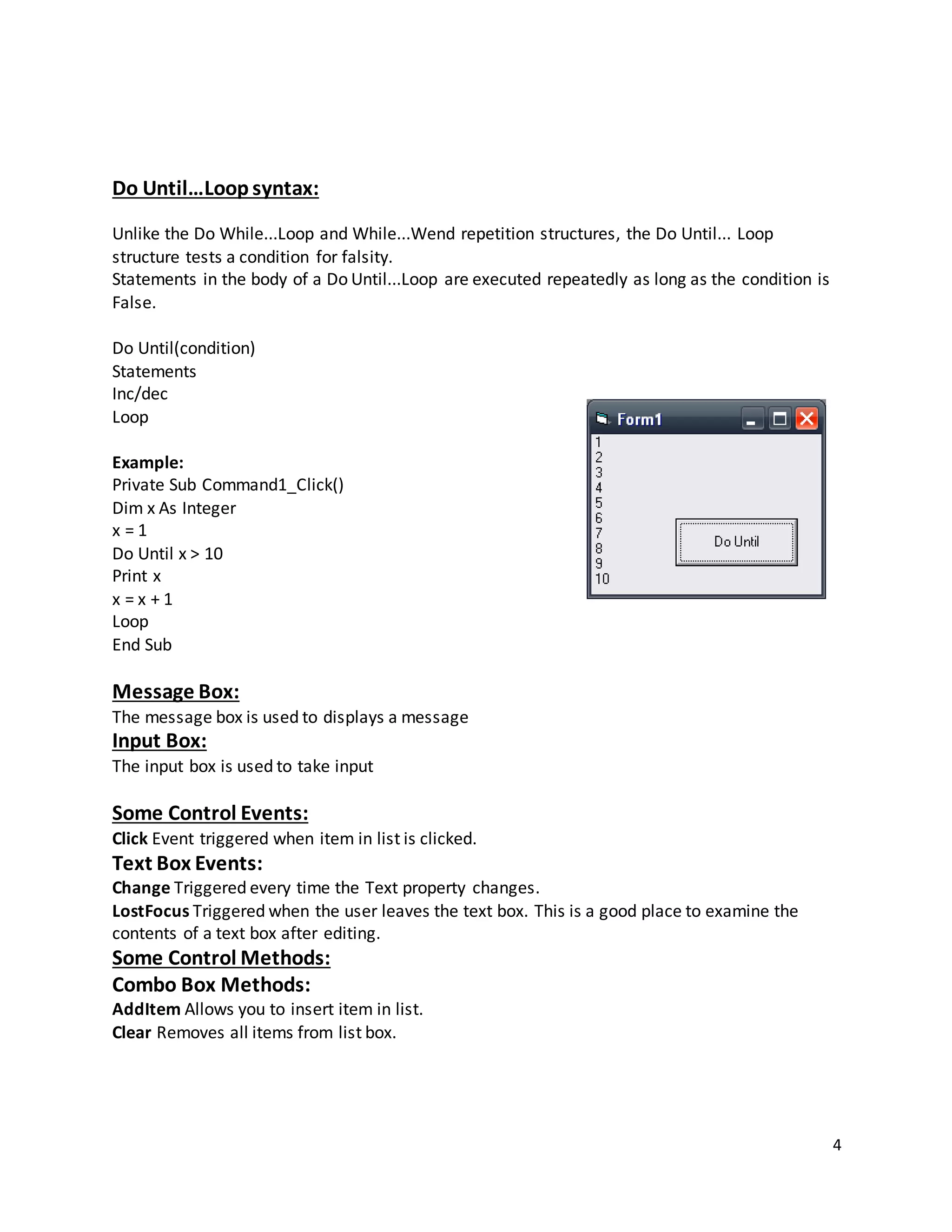 Vb Lecture Notes Pdf 