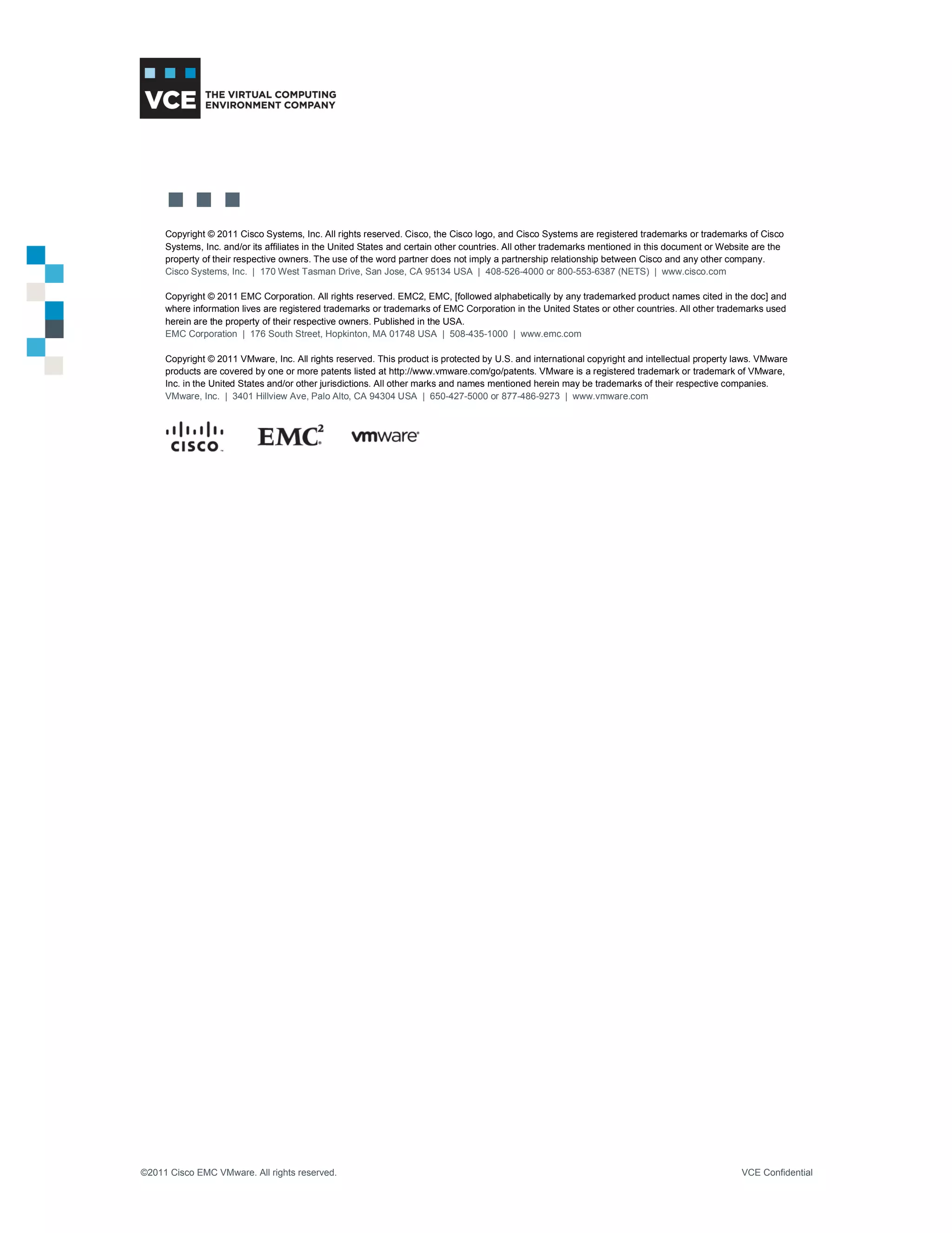 VCE Vblock Systems Foundation Exam for VCE Certified Converged ...