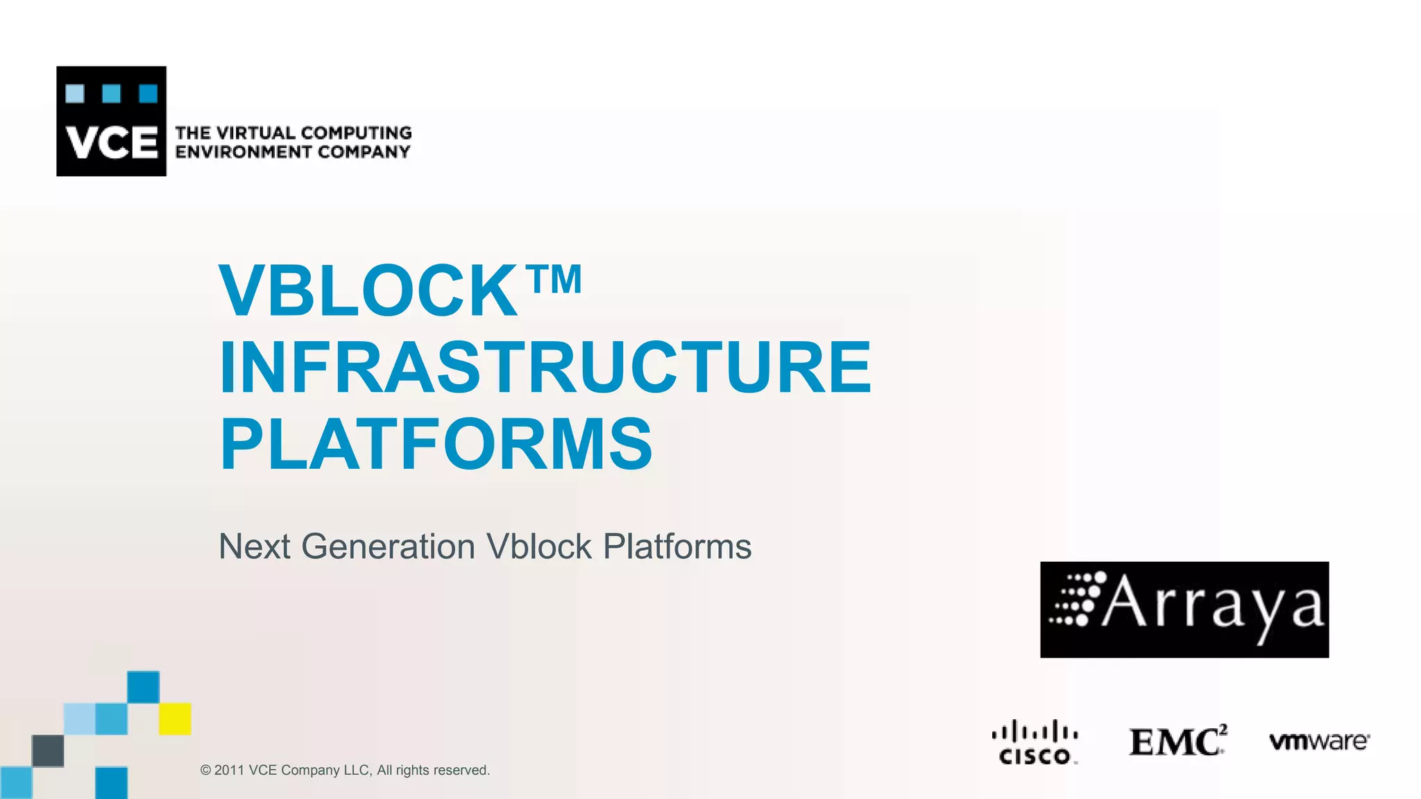 Vblock Infrastructure Platforms | PPTX