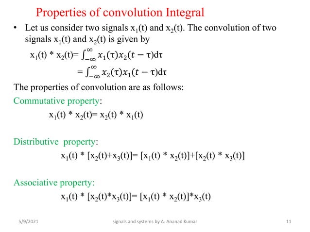 Convolution | PPTX | Physics | Science