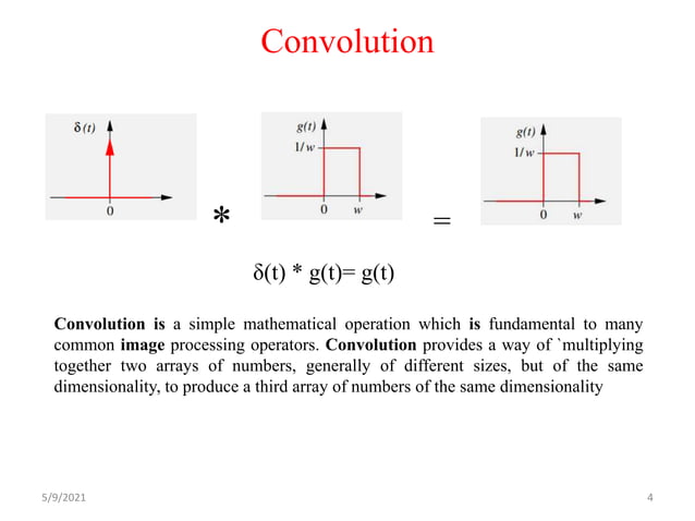 Convolution | PPTX | Physics | Science