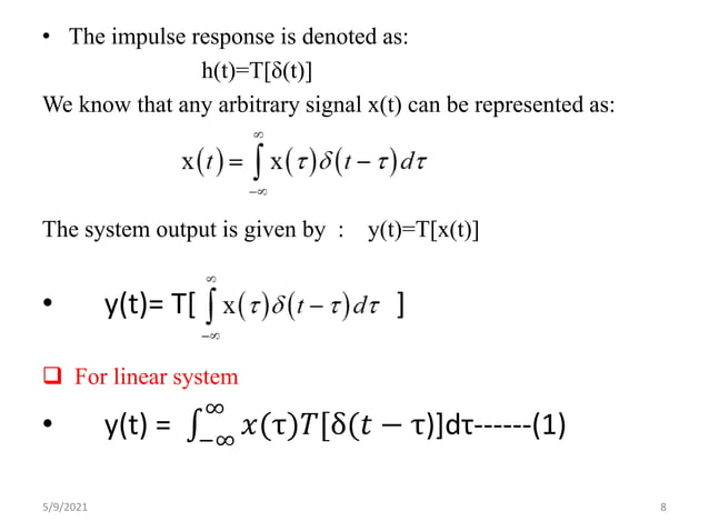 Convolution | PPTX | Physics | Science