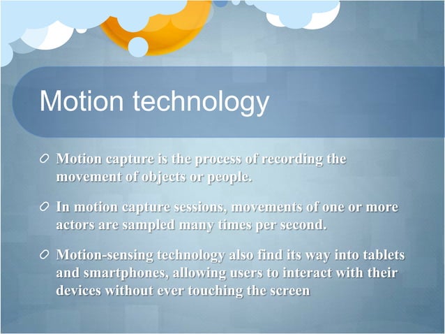 Volleyball Motion Sensing | PPT
