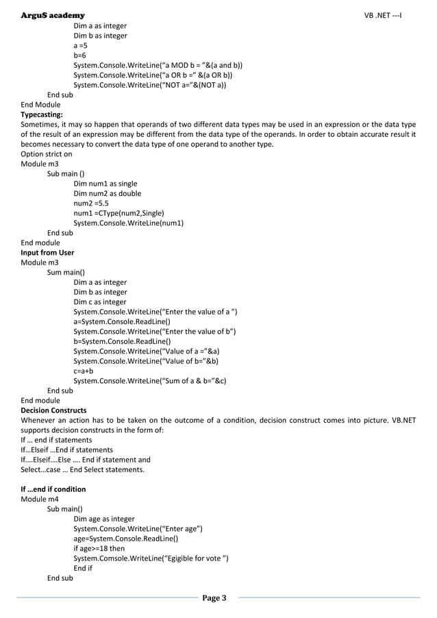 Vb net1 | PDF