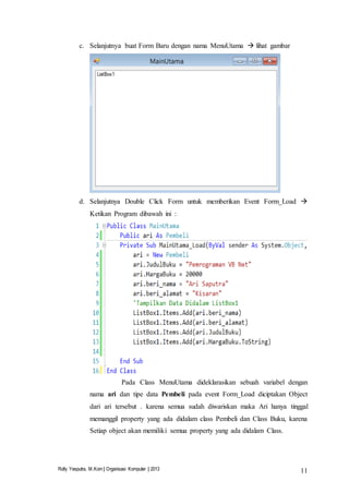 Part 9 - Object Oriented Programming Lanjutan | PDF