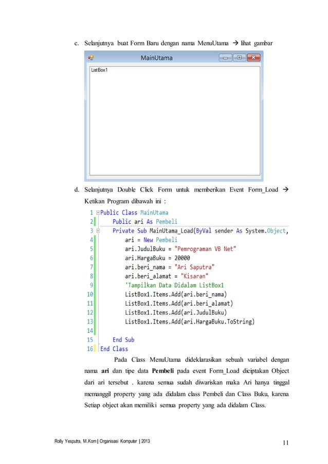 Part 9 - Object Oriented Programming Lanjutan | PDF