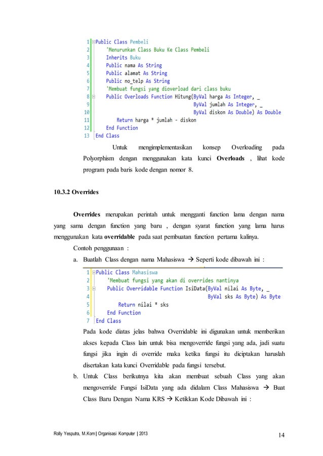 Part 9 - Object Oriented Programming Lanjutan | PDF