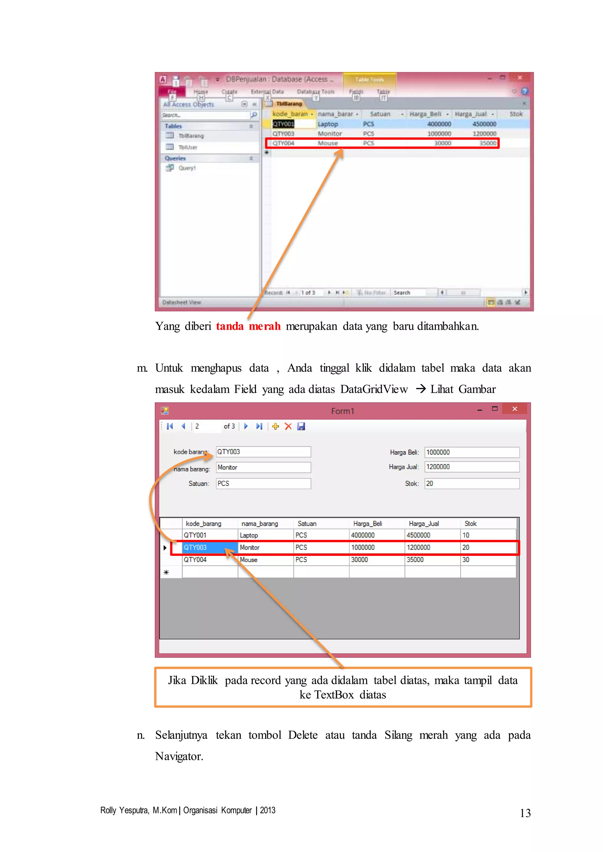 Part 12 - Manajemen Basisdata (MS Access) Lanjutan | PDF