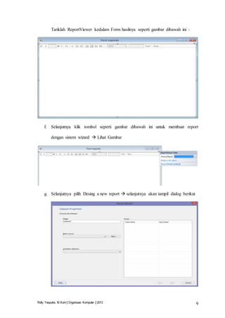 Part 13 - Menampilkan Laporan Sederhana | PDF