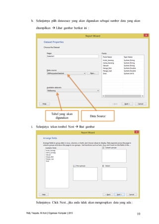 Part 13 - Menampilkan Laporan Sederhana | PDF