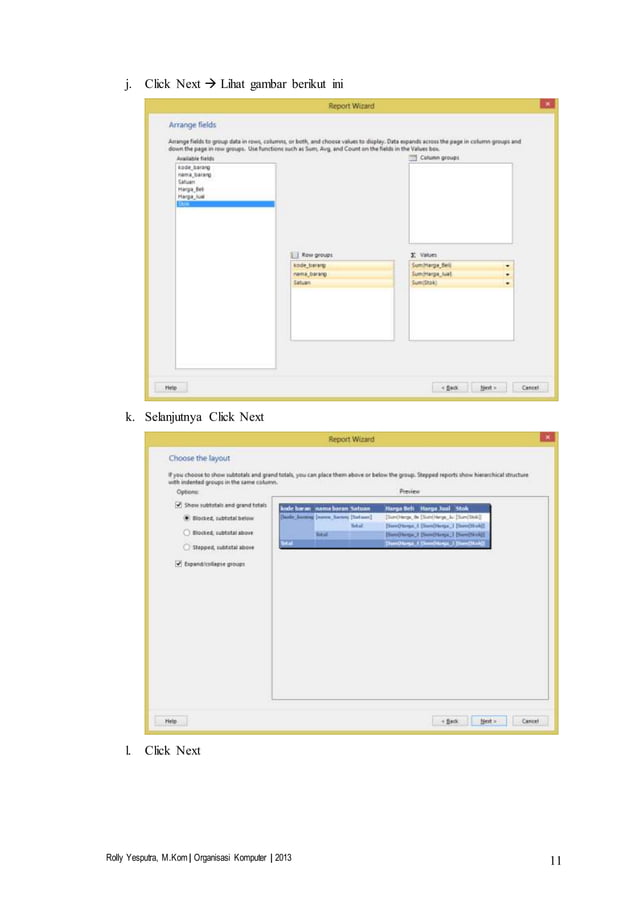 Part 13 - Menampilkan Laporan Sederhana | PDF