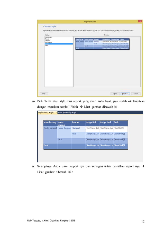 Part 13 - Menampilkan Laporan Sederhana | PDF