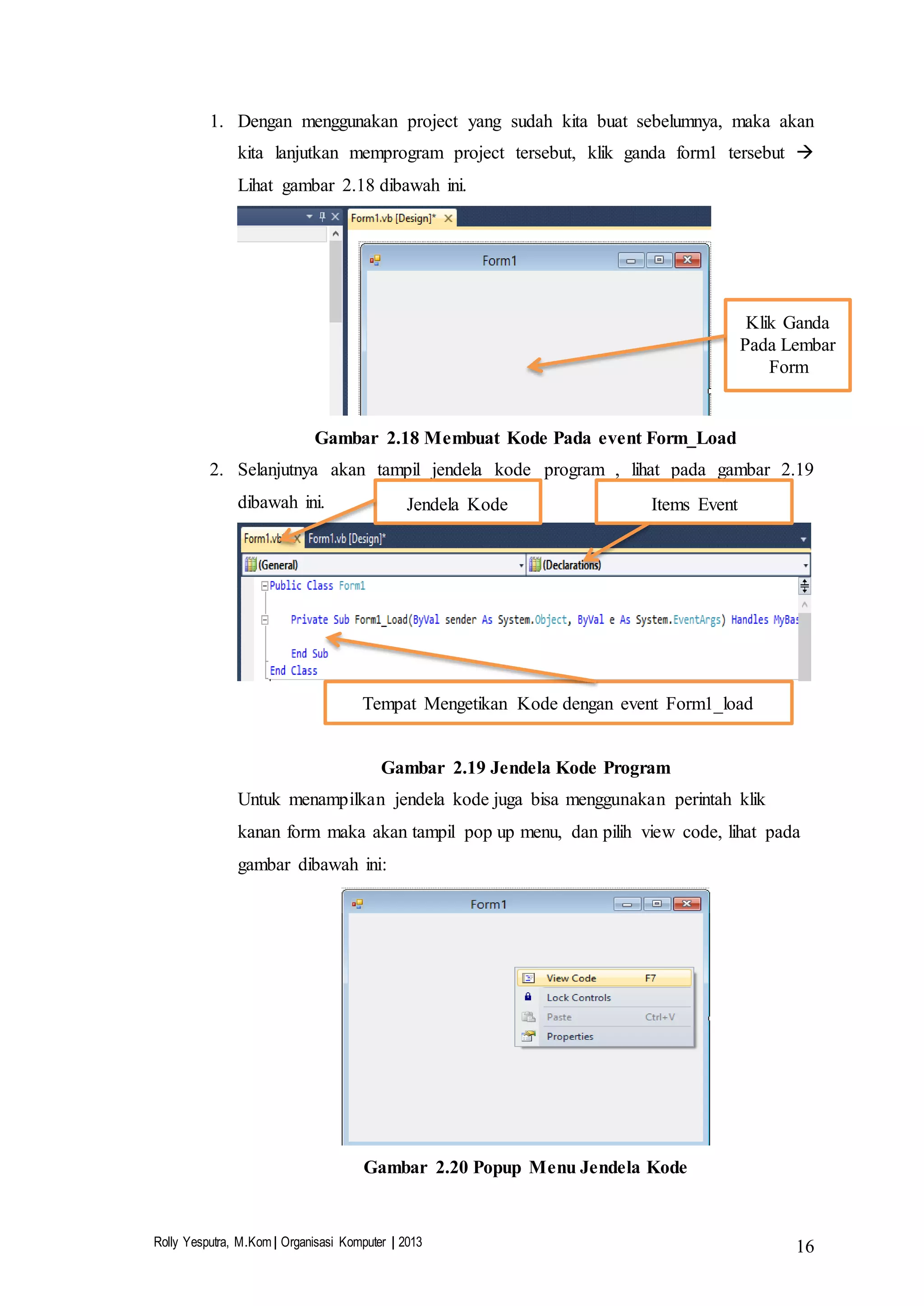 Part 2 - PENGENALAN VISUAL STUDIO 2010 | DOCX