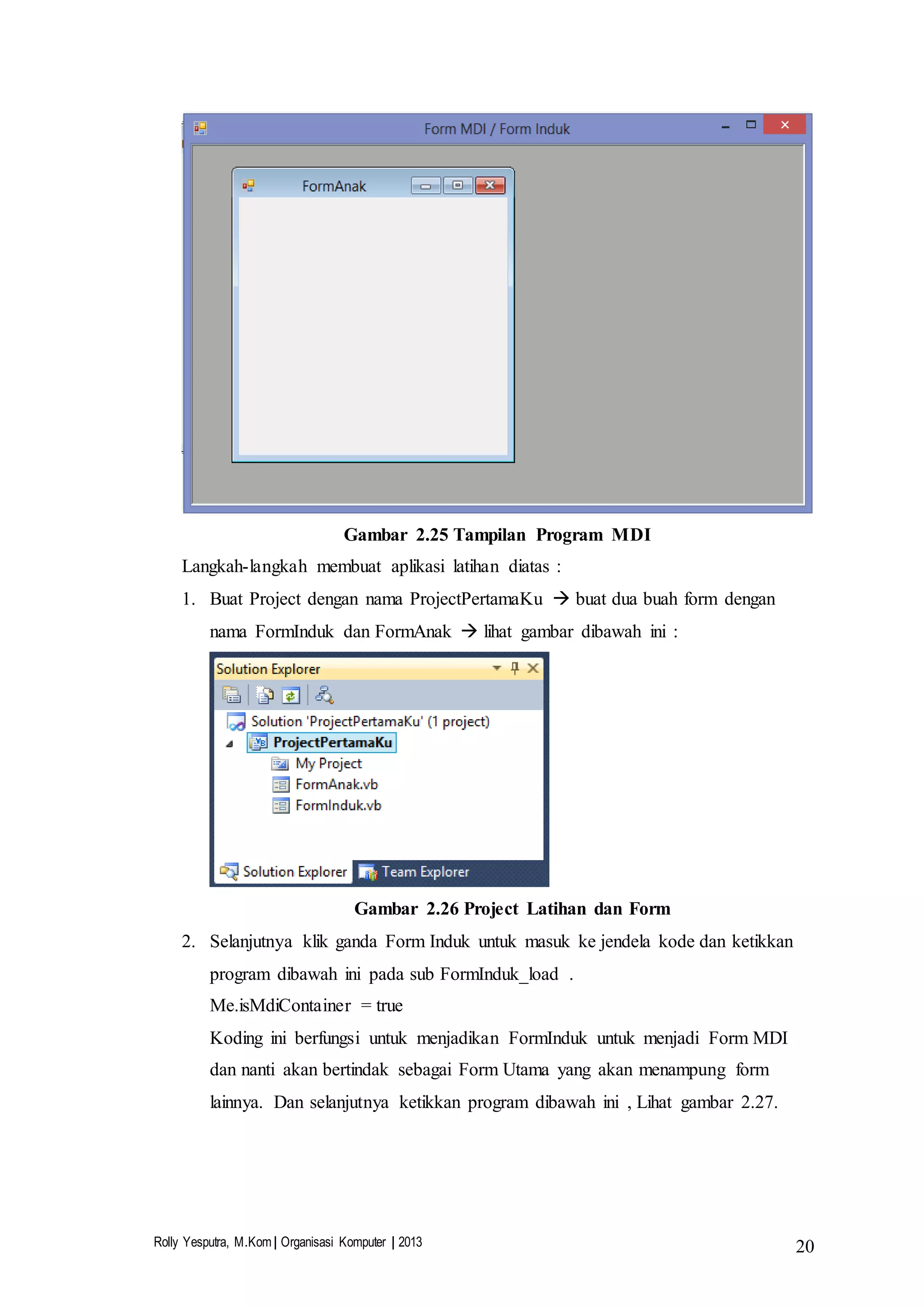 Part 2 - PENGENALAN VISUAL STUDIO 2010 | DOCX