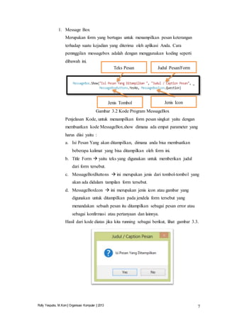 Part 3 - Mengenal Form dan Objek Kontrol | DOCX