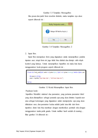 Part 3 - Mengenal Form dan Objek Kontrol | DOCX