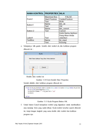 Part 3 - Mengenal Form dan Objek Kontrol | DOCX
