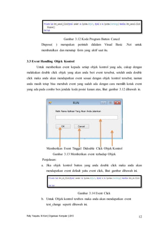 Part 3 - Mengenal Form dan Objek Kontrol | DOCX