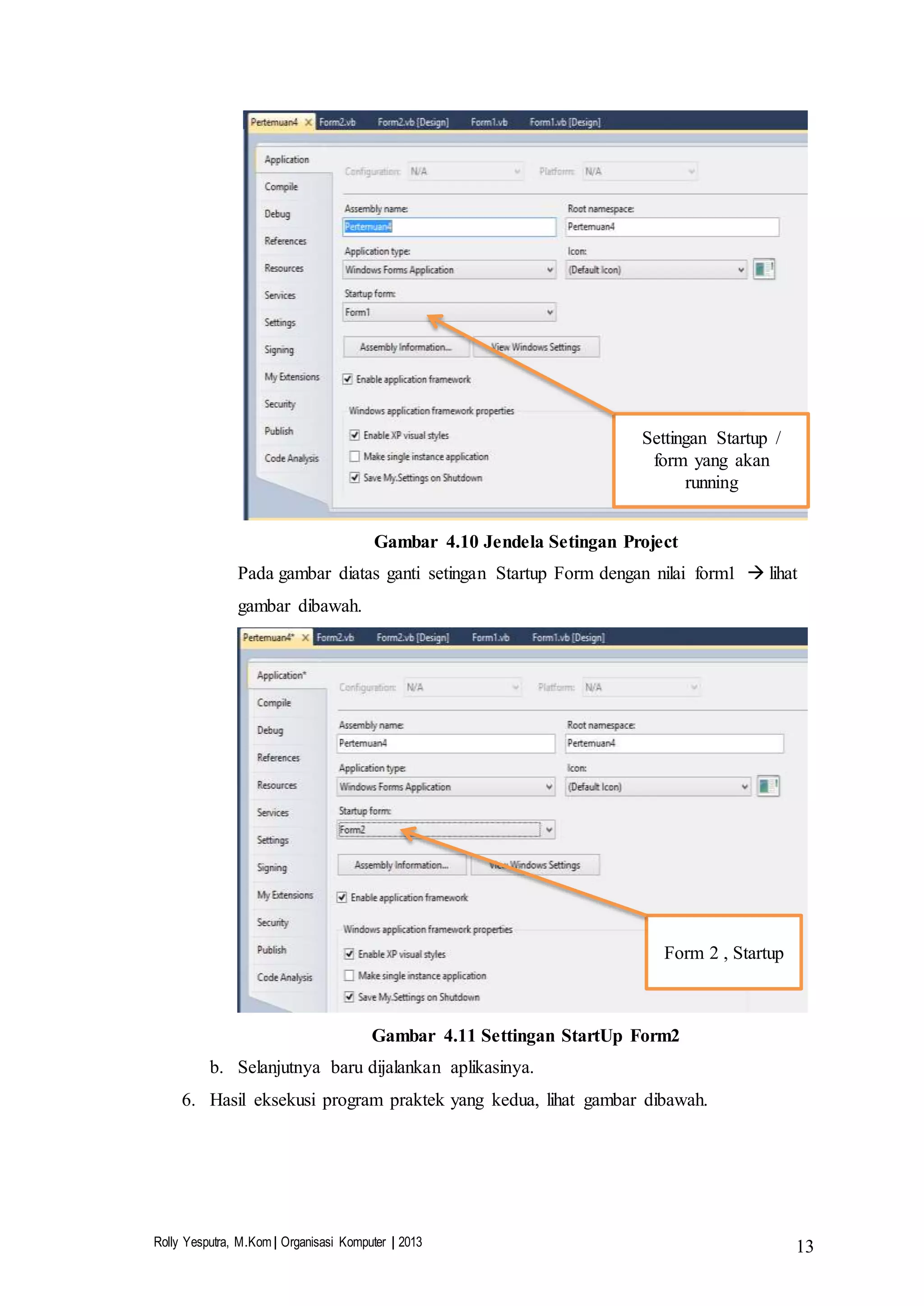 Part 4 - Form dan Objek Kontrol (Lanjutan) | DOCX