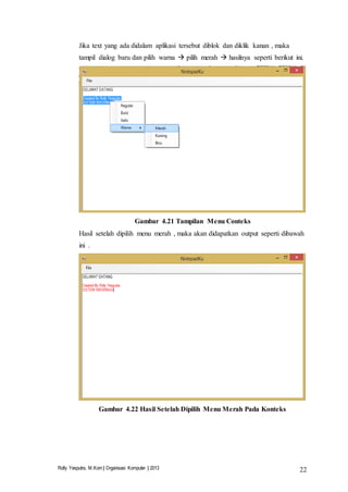 Part 4 - Form dan Objek Kontrol (Lanjutan) | DOCX