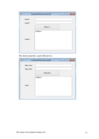 Part 6 - Struktur Kontrol di Visual Basic .Net