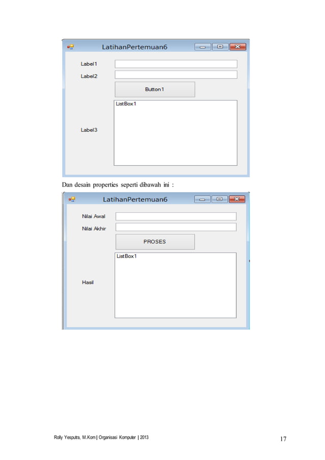 Part 6 - Struktur Kontrol di Visual Basic .Net