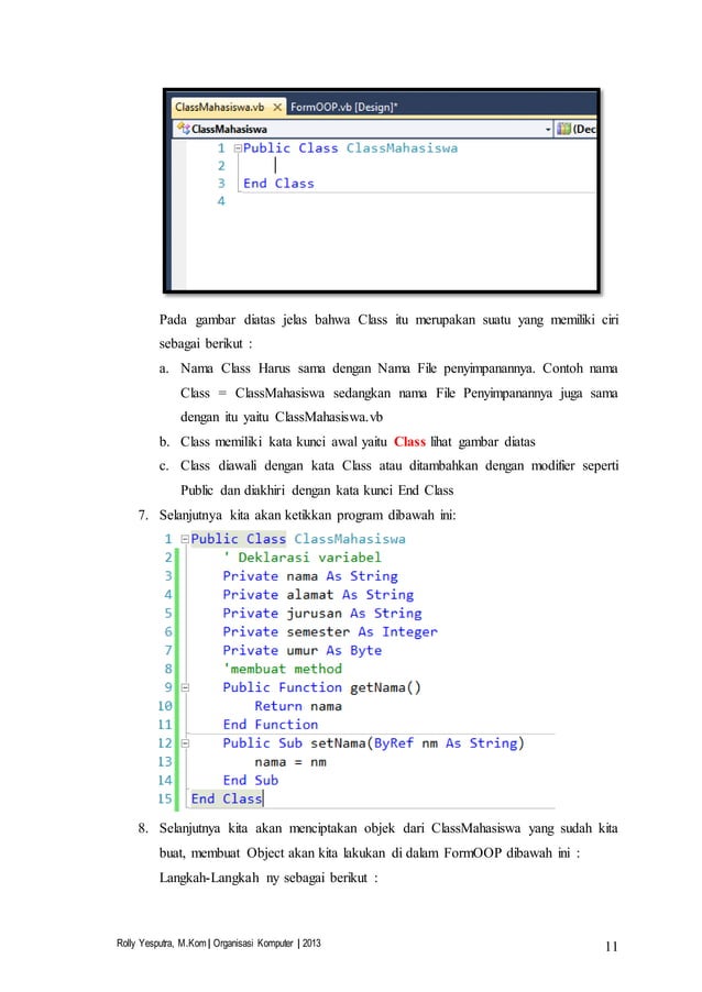 Part 8 Object Oriented Programming Pdf
