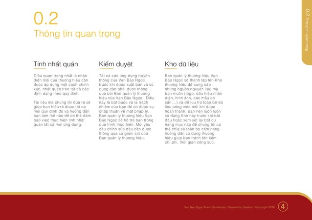 Bộ quy chuẩn thiết kế logo thủ công mỹ nghệ Vạn Bảo Ngọc | PDF