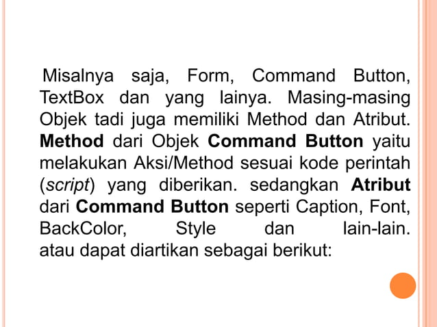 konsep pemrograman Visual Basic | PPTX