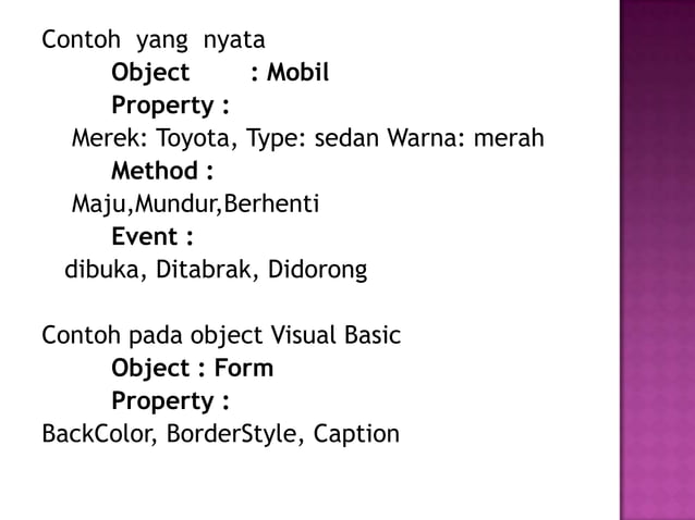 konsep pemrograman Visual Basic | PPTX