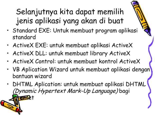 konsep pemrograman Visual Basic | PPTX