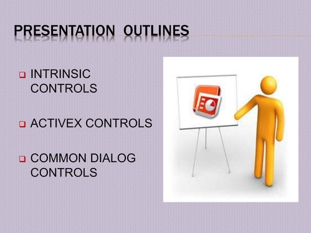 Visual Basic Controls ppt | PPTX