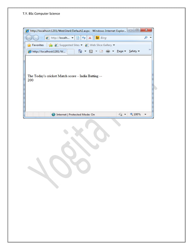 TYCS Visual Basic Practicals | PDF