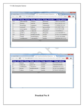 TYCS Visual Basic Practicals | PDF
