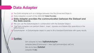 Disconnected Architecture and Crystal report in VB.NET | Databases | Computer Software and ...