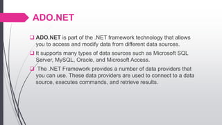 Disconnected Architecture and Crystal report in VB.NET | Databases | Computer Software and ...