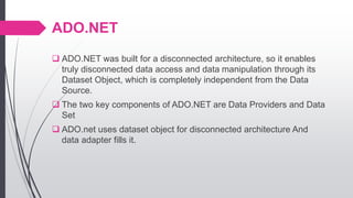 Disconnected Architecture and Crystal report in VB.NET | Databases | Computer Software and ...