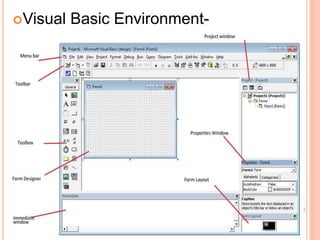 Visual Basic(VB) | PPTX | Computing | Technology & Computing